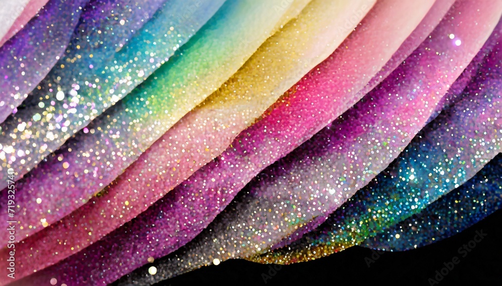 rainbow pink color birthday glitter unicorn princess party pony ...