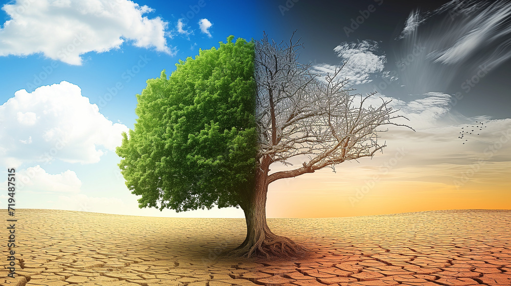 Visualizing Climate Crisis: Arid Landscapes Transformed in the Face of ...