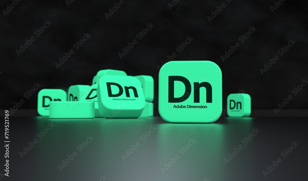 Dimension, Adobe Services Logo Visual Presentation - Social Media ...
