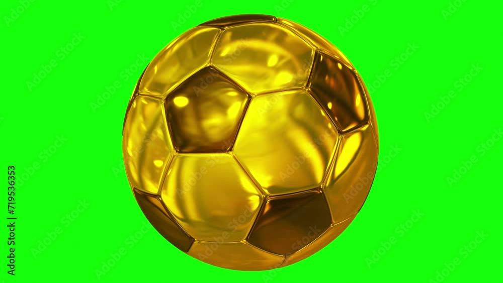 Football on green screen, chroma key, Football on transparent ...