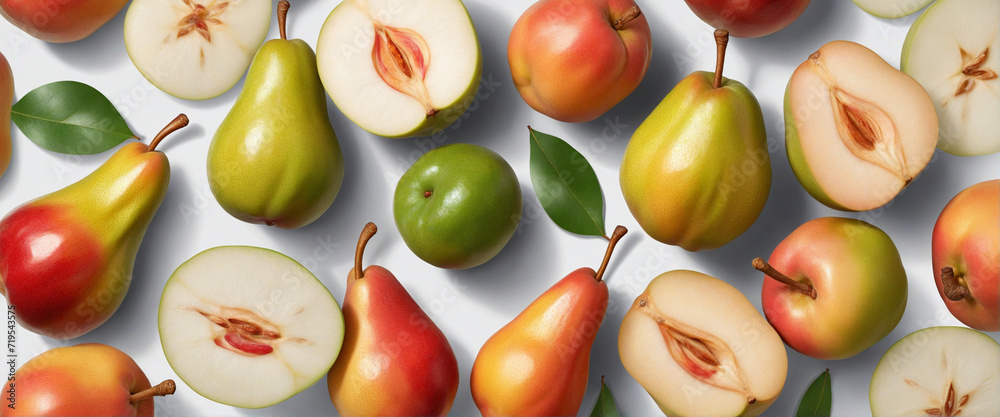 Organic Natural Sliced Pear, Guava Punch, and Nectarine Peach Fruit ...