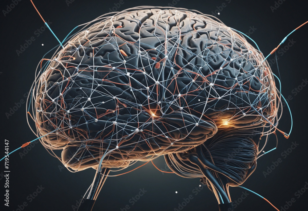 Exploring the concept of neural networks and mapping neuronal connections within the brain ...