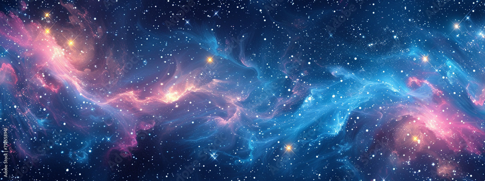 Beautiful image of galaxy, stars, star fog. Space science Stock ...