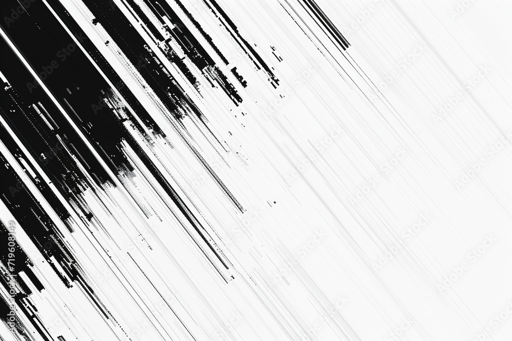 Sleek White Glitch Composition: Clean and sleek video effects with a ...