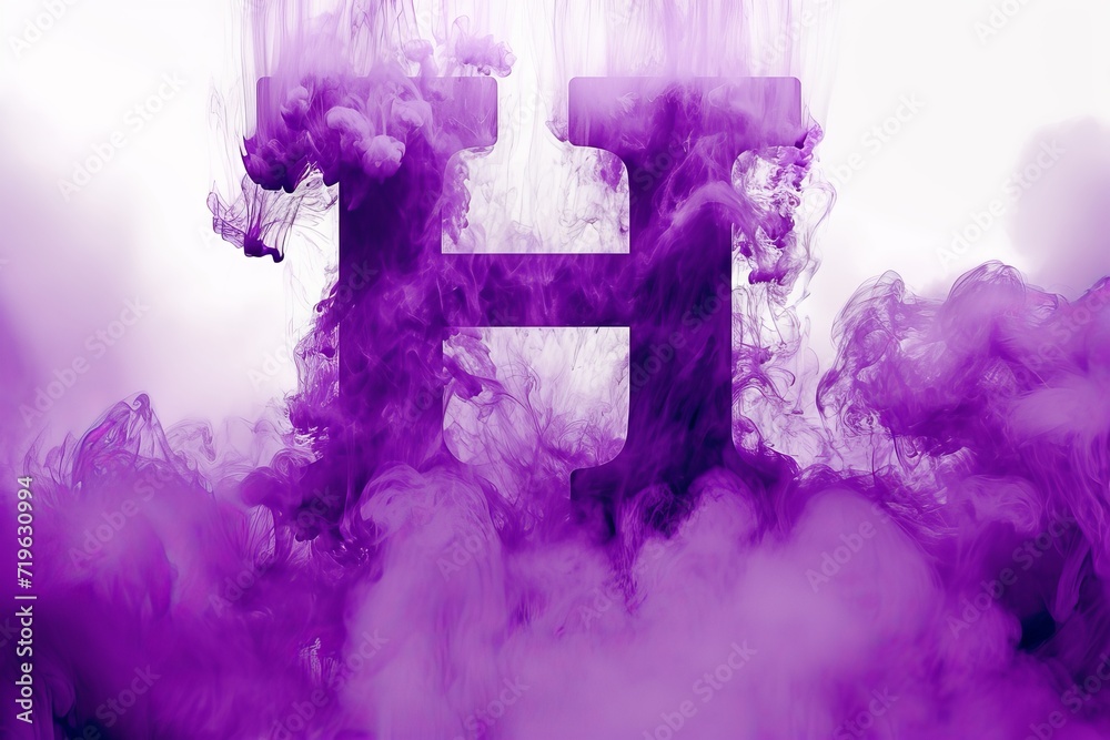 Bold black letter h on clean white background, ideal for graphic and ...