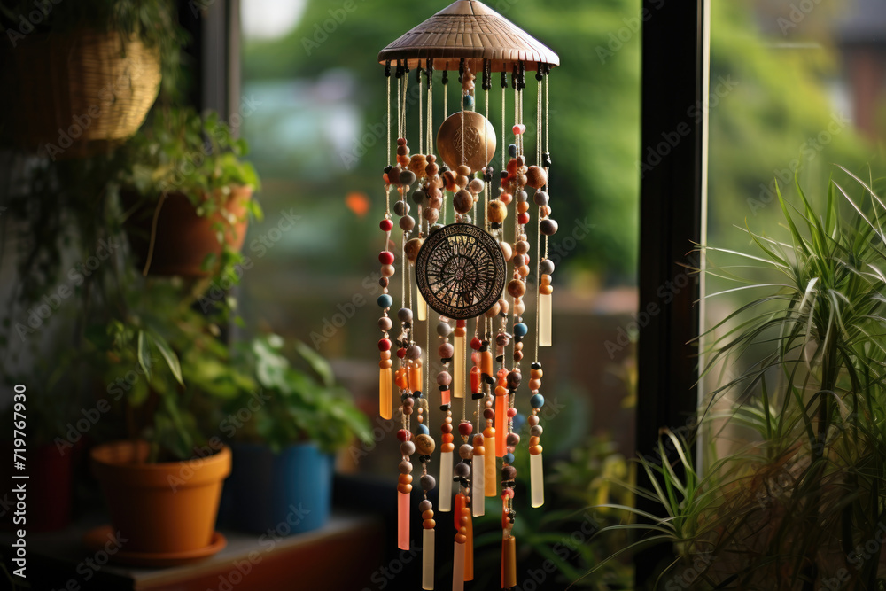 A homemade wind chime project, using recycled materials for a melodious ...