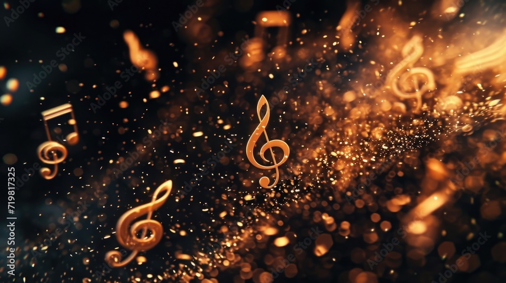 Daring and unconventional this footage showcases musical notes that ...