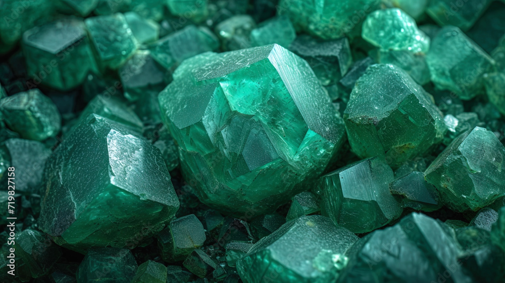 Foto de Emerald with deep green saturation saturated green shades ...