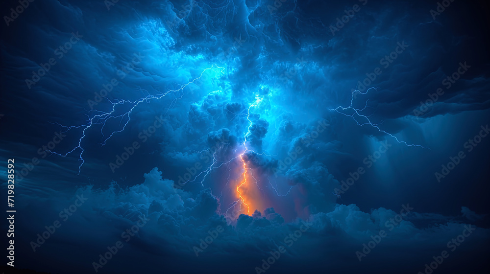 Illustrazione Stock Graphic texture of lightning complex patterns of ...