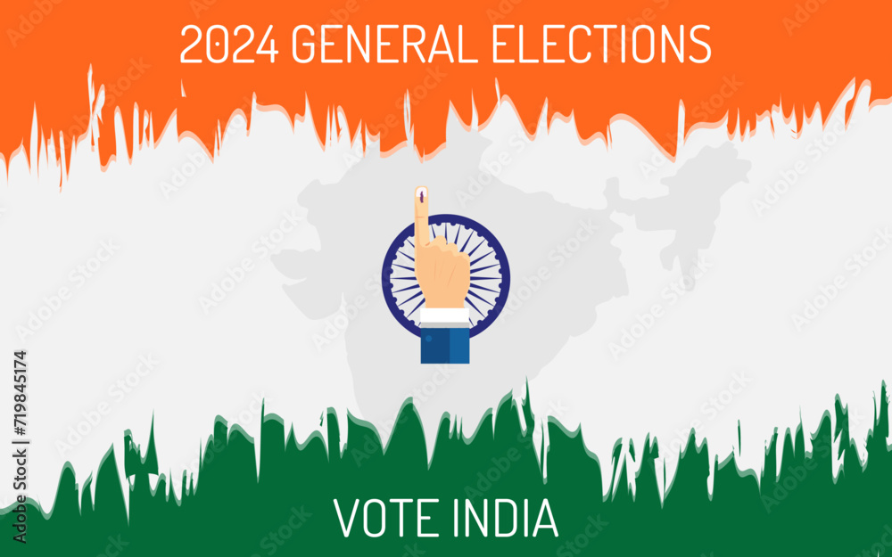 2024 Indian General Election Poster, India Elections, Election banner ...