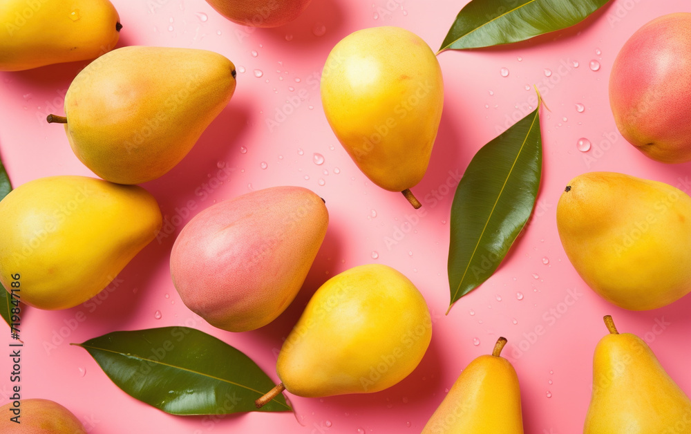 Mango apple pattern background,created with Generative AI tecnology ...