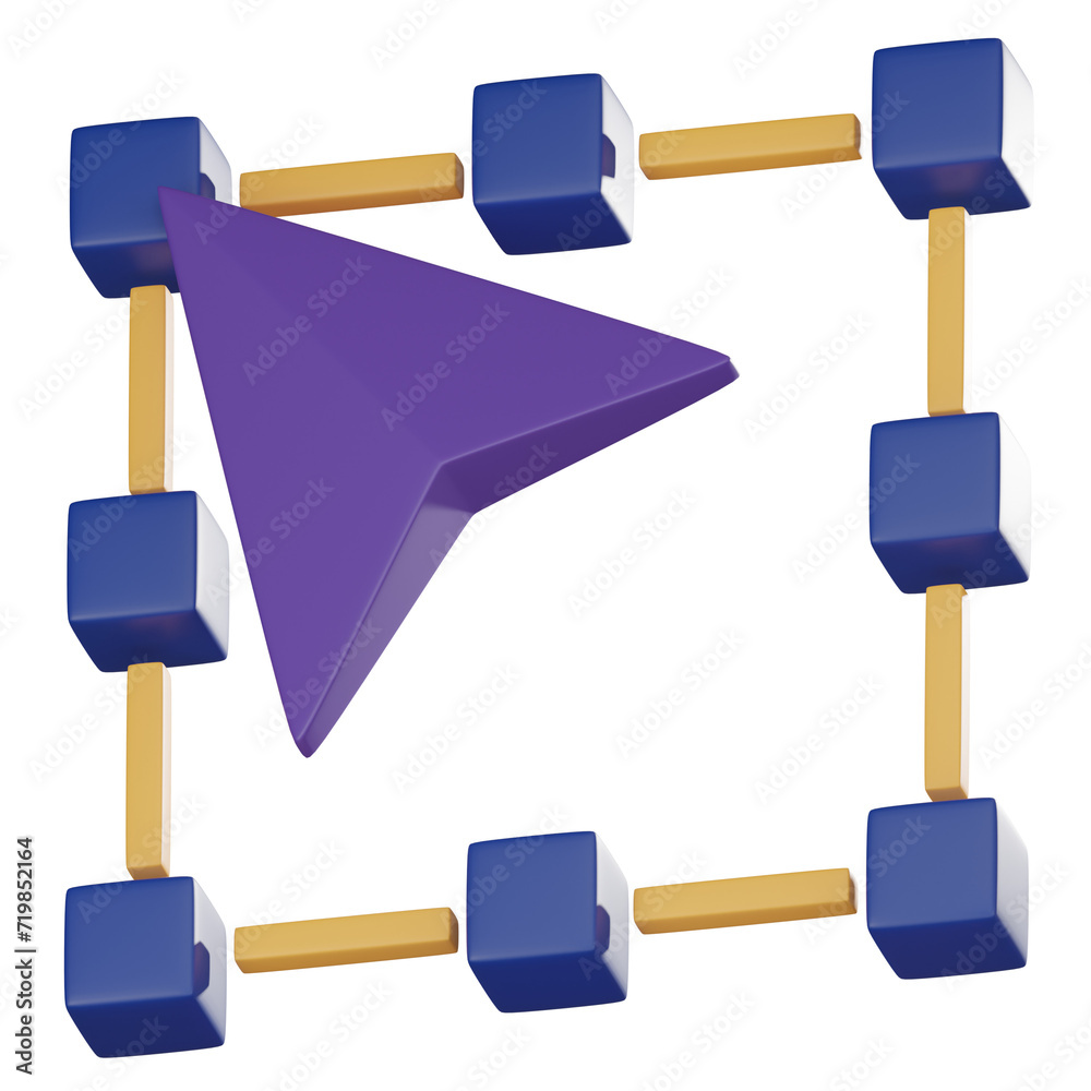 Free Transform 3D Icon for Creative Graphic Design. 3D render Stock ...