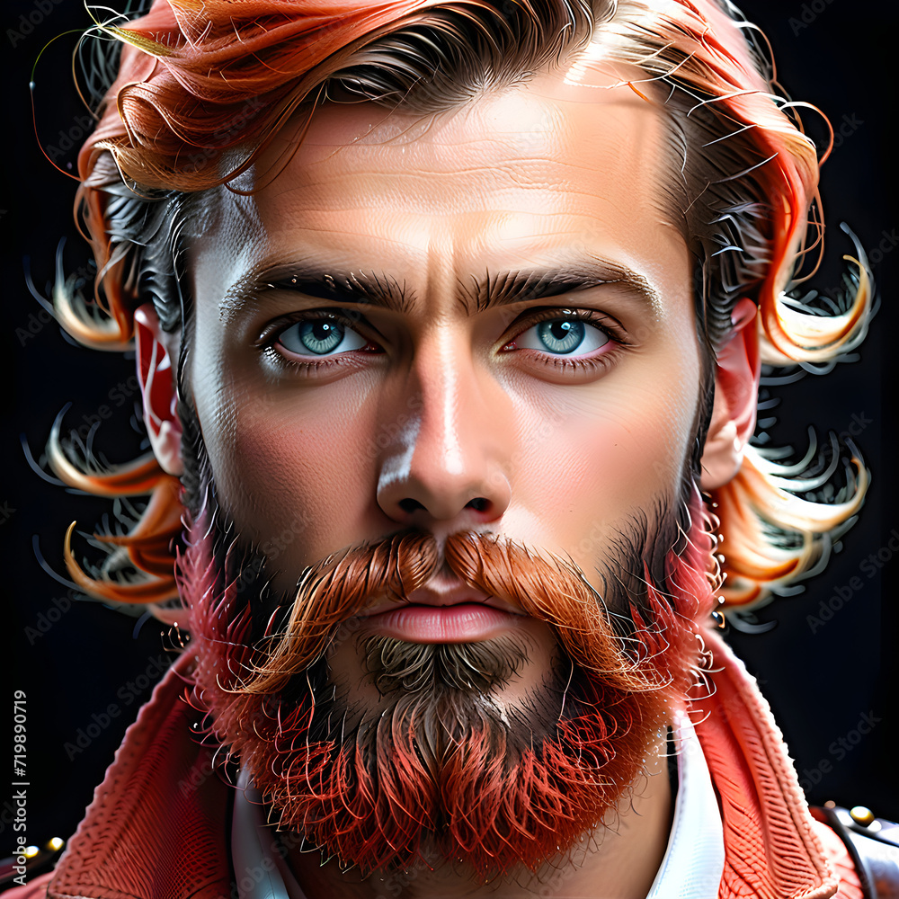 The Beautiful Palette of Beards: Creative Beard Color Art and Styling ...