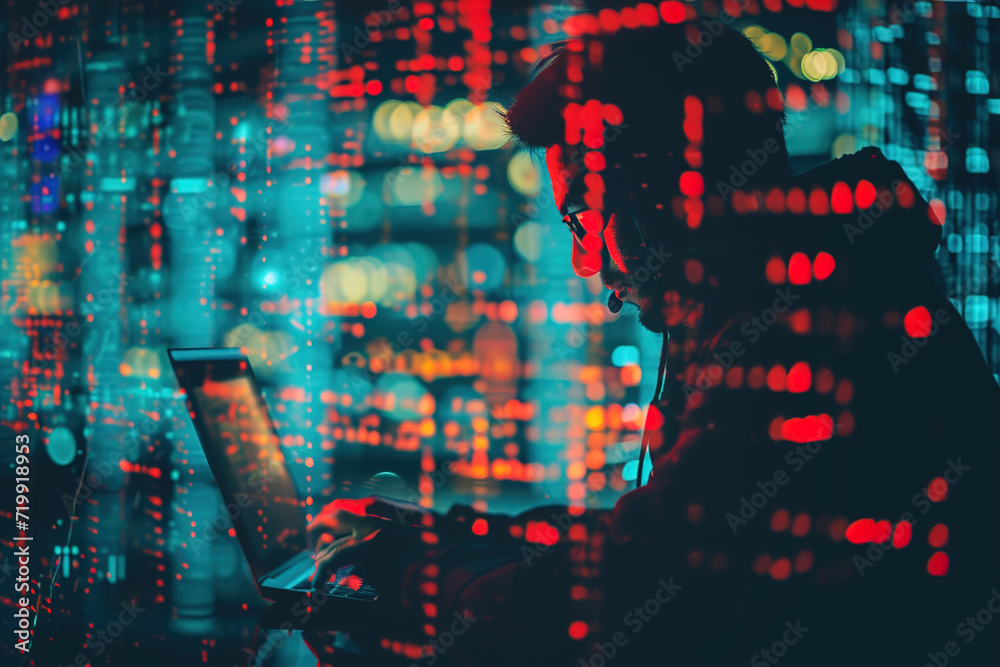 Visuals demonstrating the human element of cybersecurity breaches ...