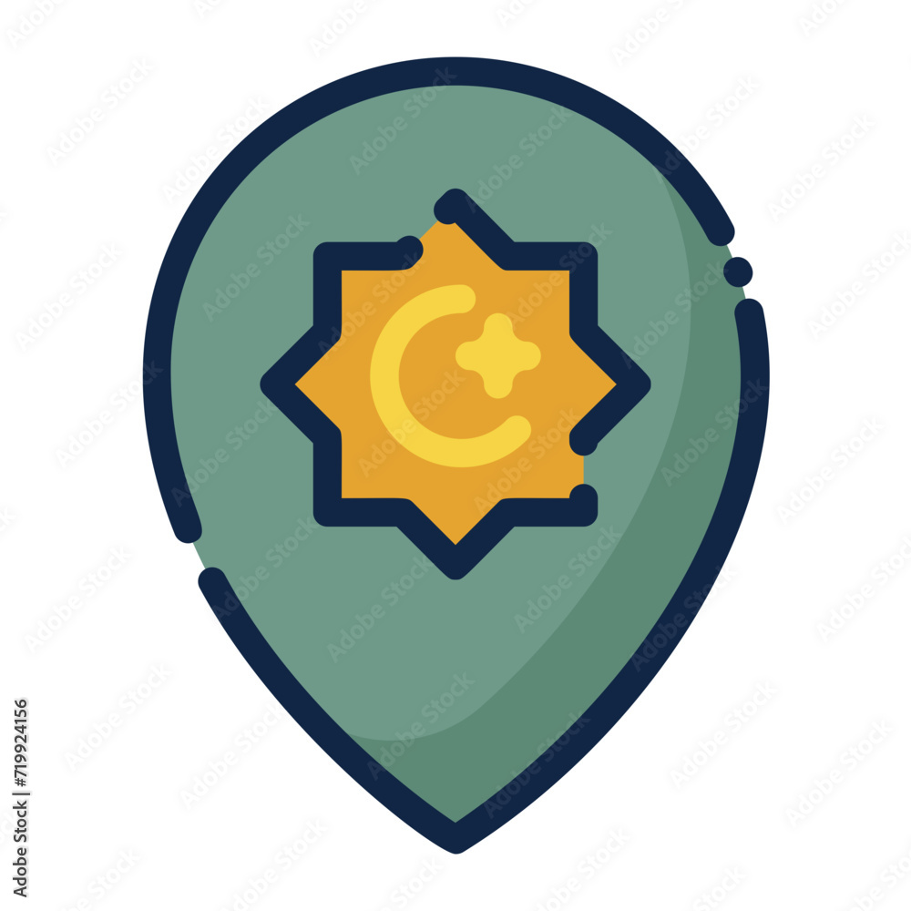 Location Icon, Islamic Location, Geo Location, Navigation, Location ...