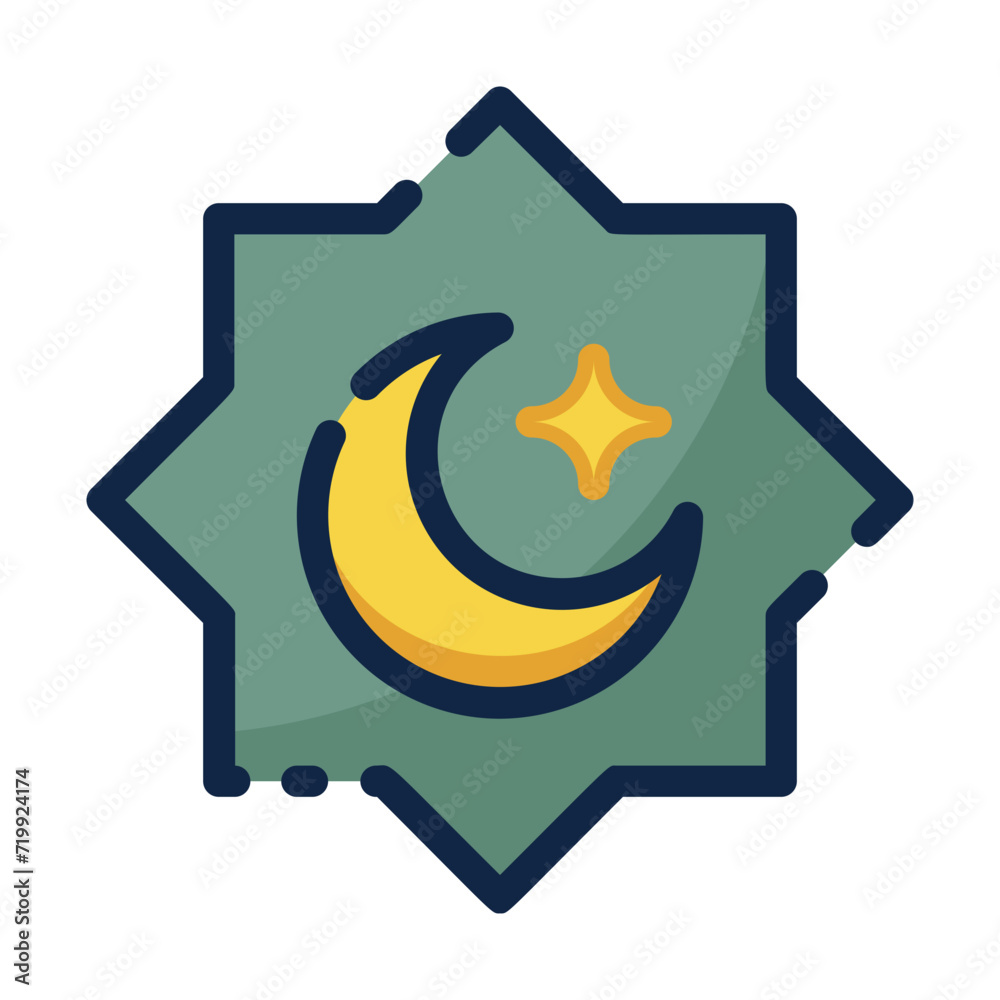 Muslim Sign Icon, Islamic Symbol, Muslim Symbol, Islamic Sign, Muslim ...