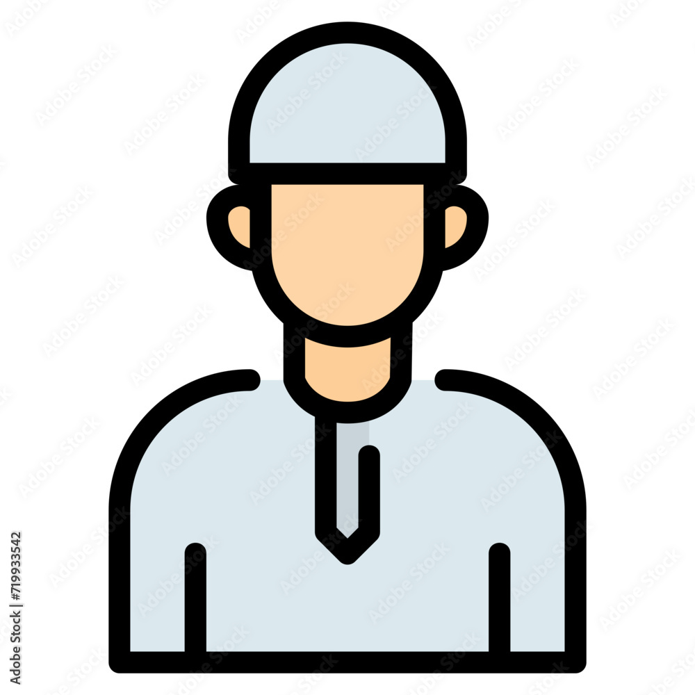 Muslim Male Avatar Icon, Islamic Man, Muslim Man, Male Muslim, Muslim ...