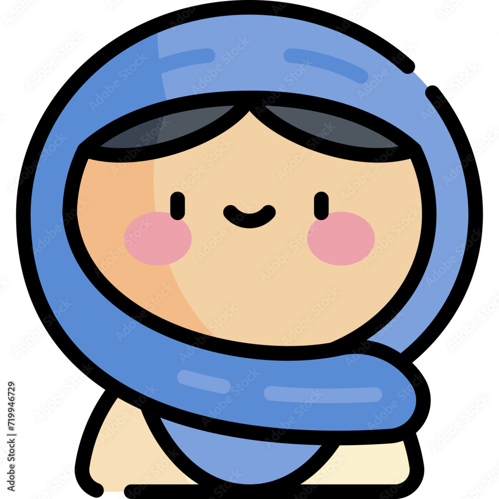 Muslim Girl Icon, Islamic Girl, Muslimah, Muslim Woman, Female Muslim ...