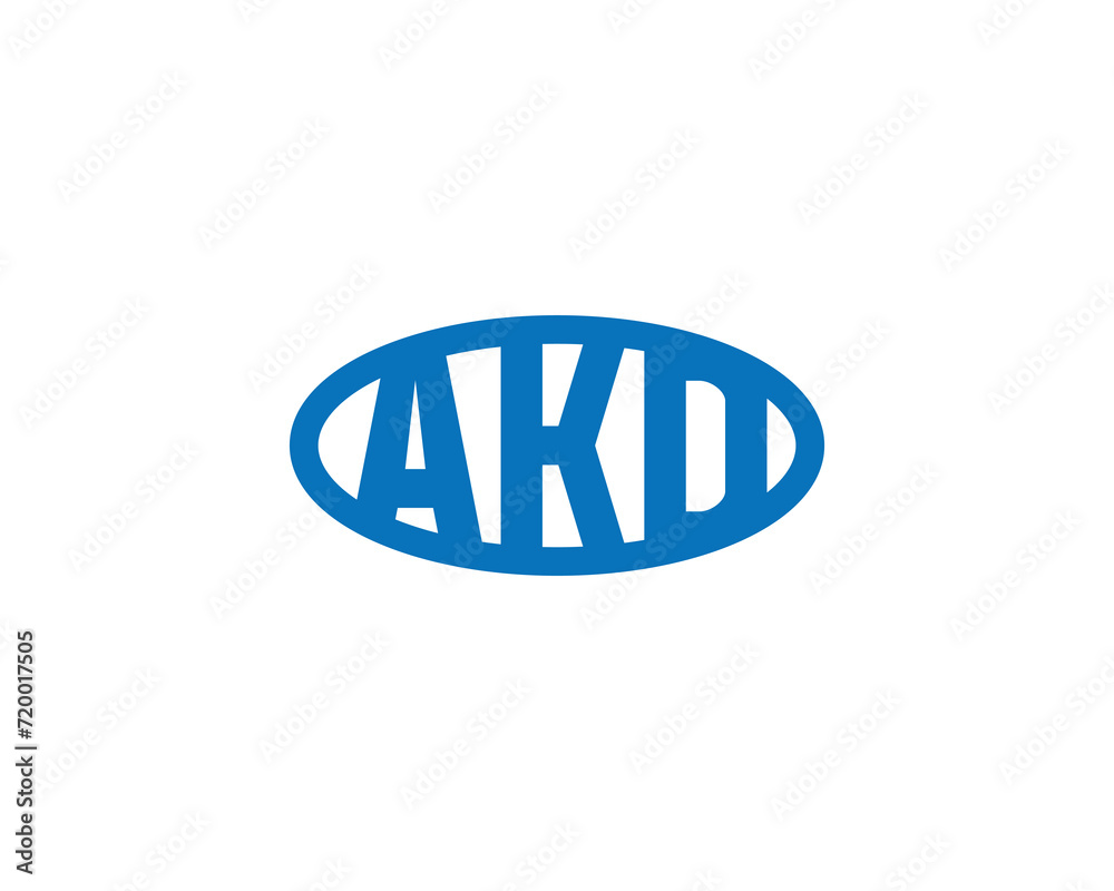 AKD logo design vector template Stock Vector | Adobe Stock
