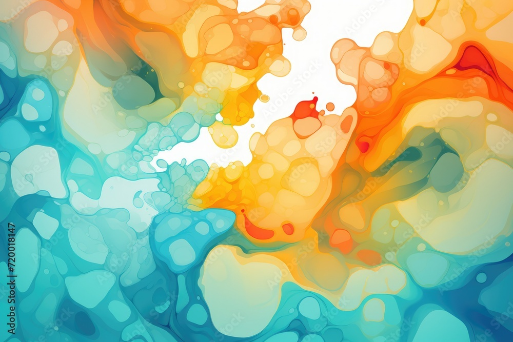 Blob Shape Acidic Background, Blob shape organic style acidic ...