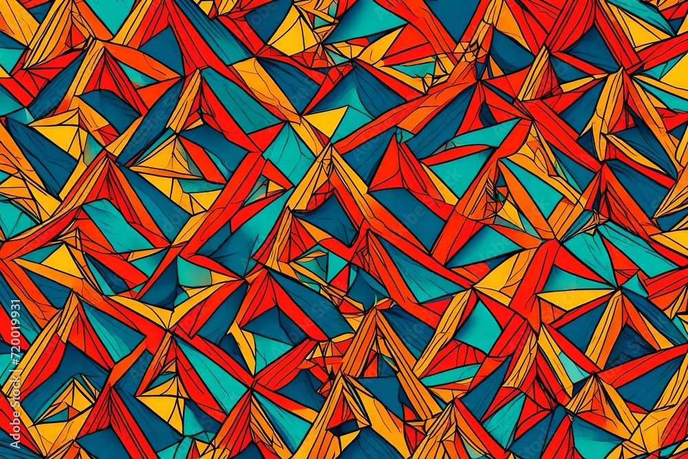 Dynamic and captivating, an illustration showcases interlocking ...