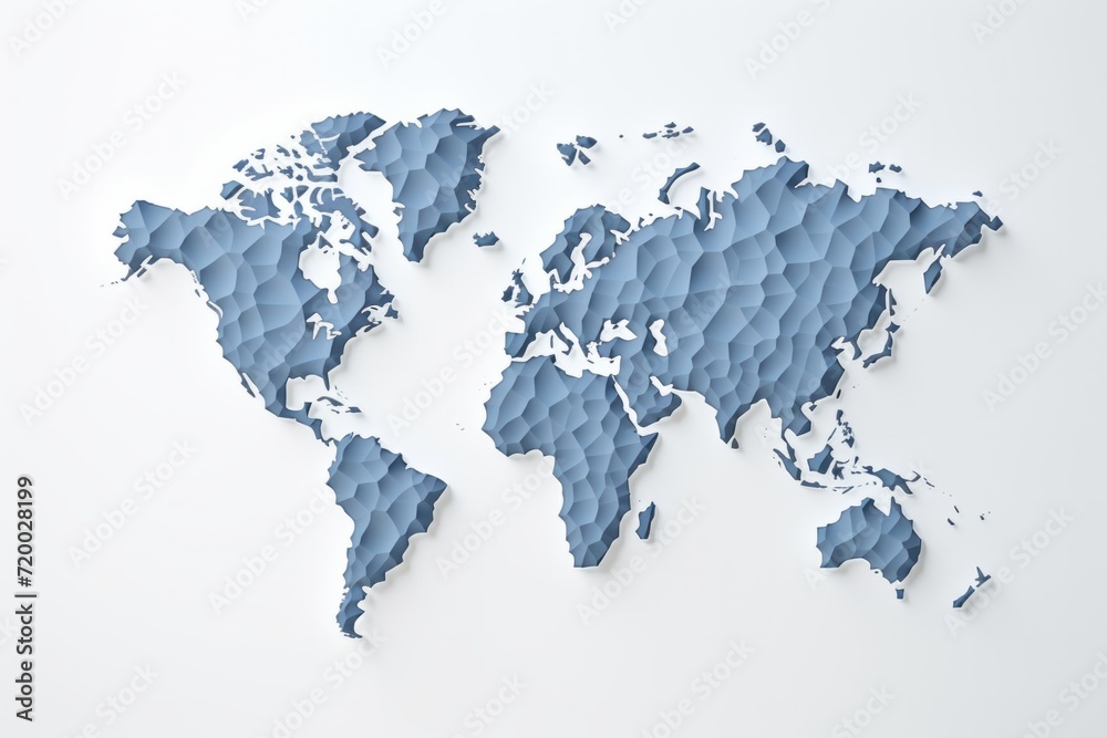 World Map Infographic Highlighting Population Density And Urban Areas