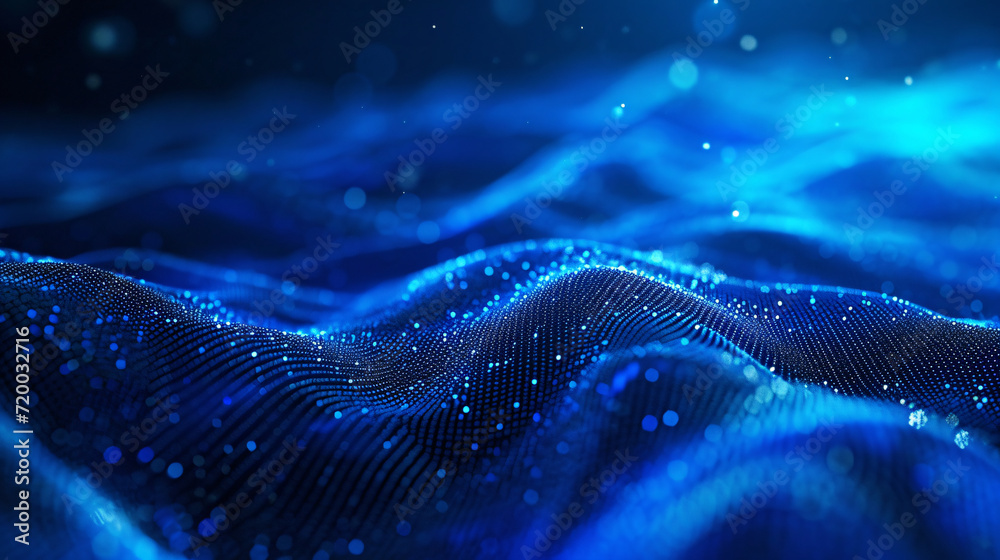 Abstract blue background template digital product material background ...