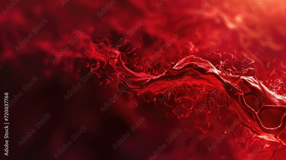 red blood cells veins arteries 3d abstract background ilustração do ...