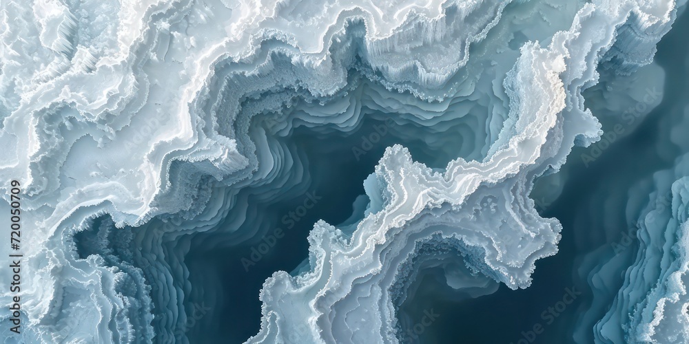 Top view high vantage point, this photograph blends aerial perspectives ...