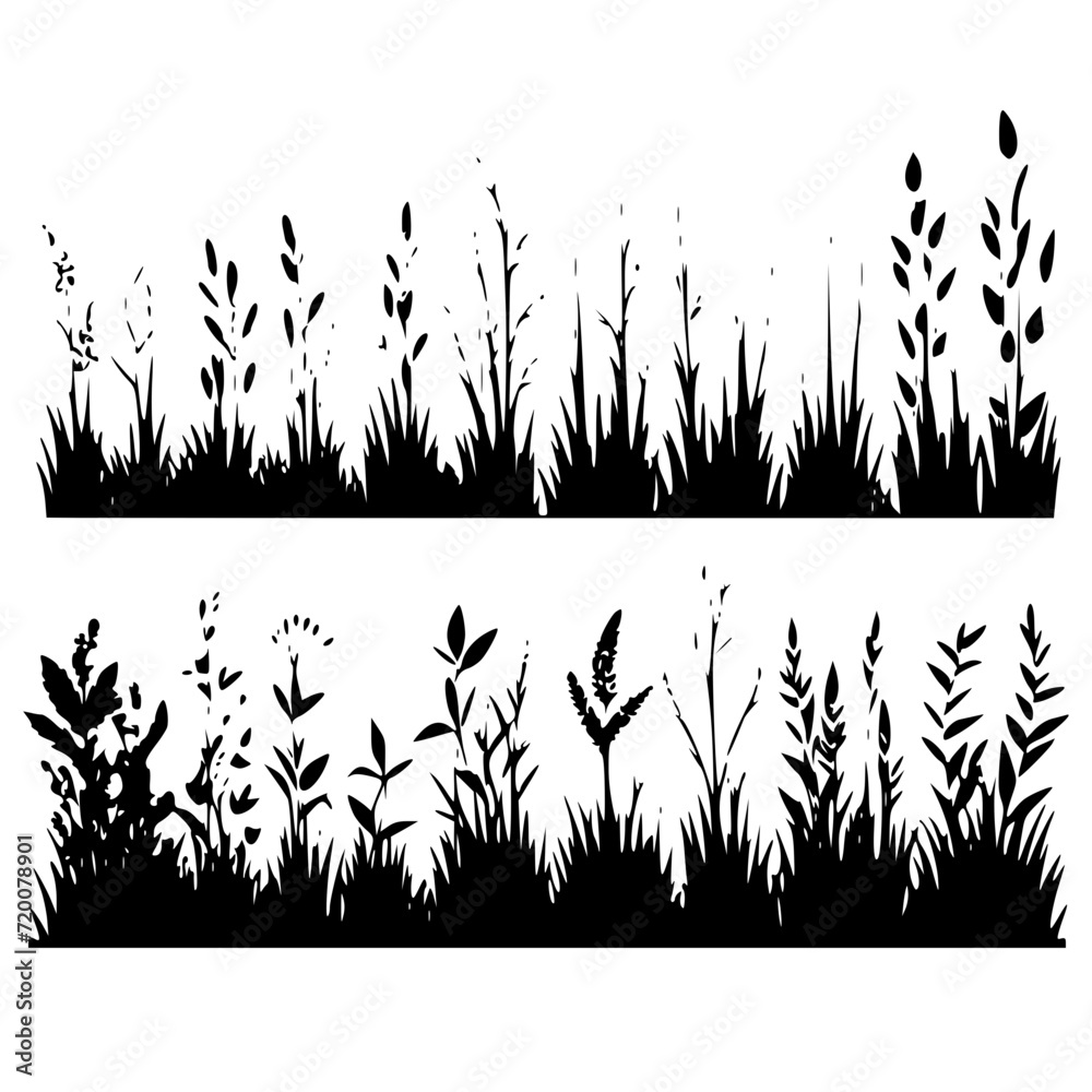 GRASS SVG, Grass Bundle Svg, Grass Cricut, Grass Clipart, Grass Vector ...