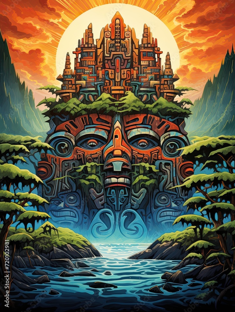 Native Ocean Spirits: Tribal Island Artwork Inspired by Native American ...