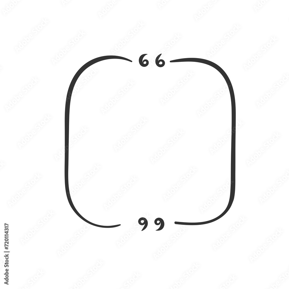 Citation frame notes. Layout for links and digital information. Set of ...