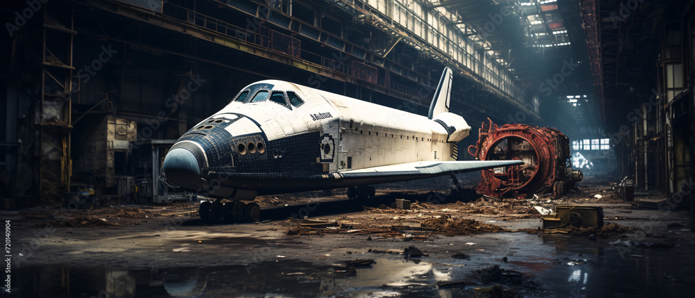 Explore an abandoned space shuttle in this stunning 4K wallpaper ...