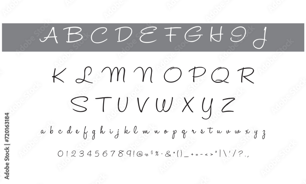 Alphabet letters font set. Classic patterns, custom logos, poster ...
