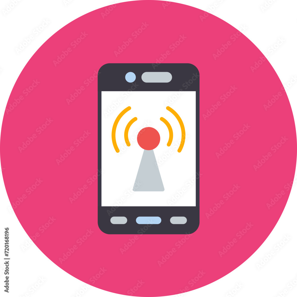 Mobile Hotspot icon vector image. Can be used for Mobile Apps. Stock ...