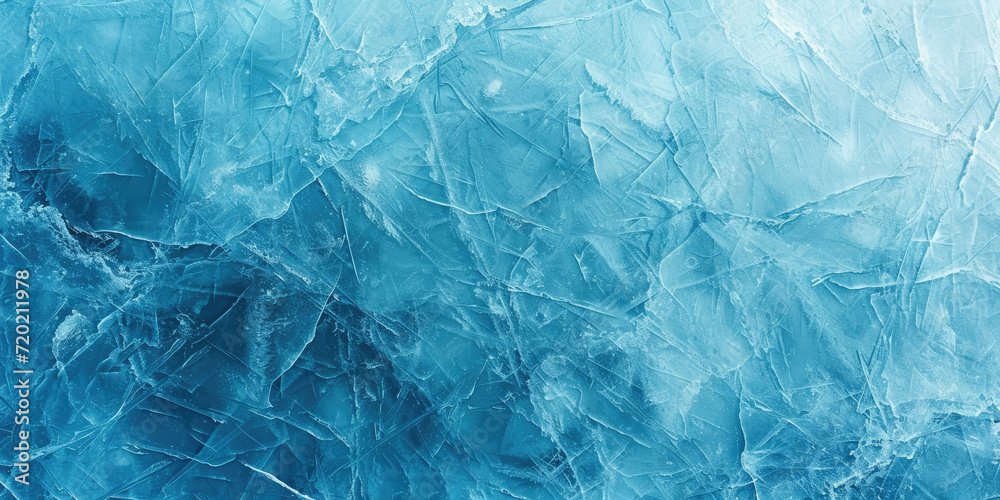 Beautiful winter natural blue ice texture of surface of frozen. Nature ...