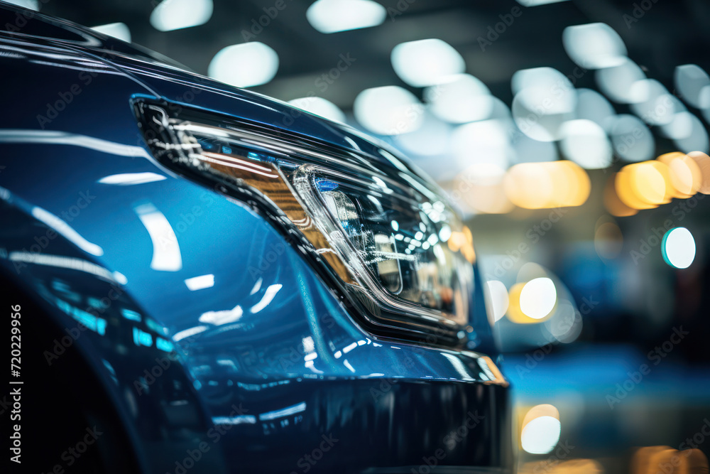 Shiny Automobile: A Luxurious Modern Car, a Symbol of Automotive ...