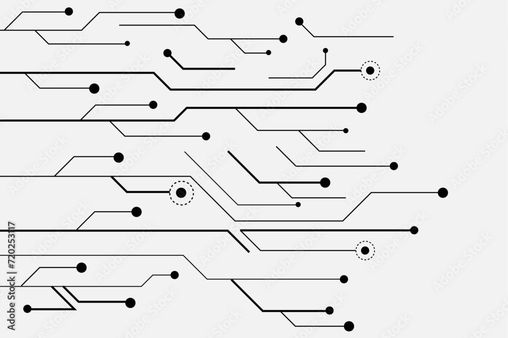 High-tech technology texture circuit board texture. Abstract background ...