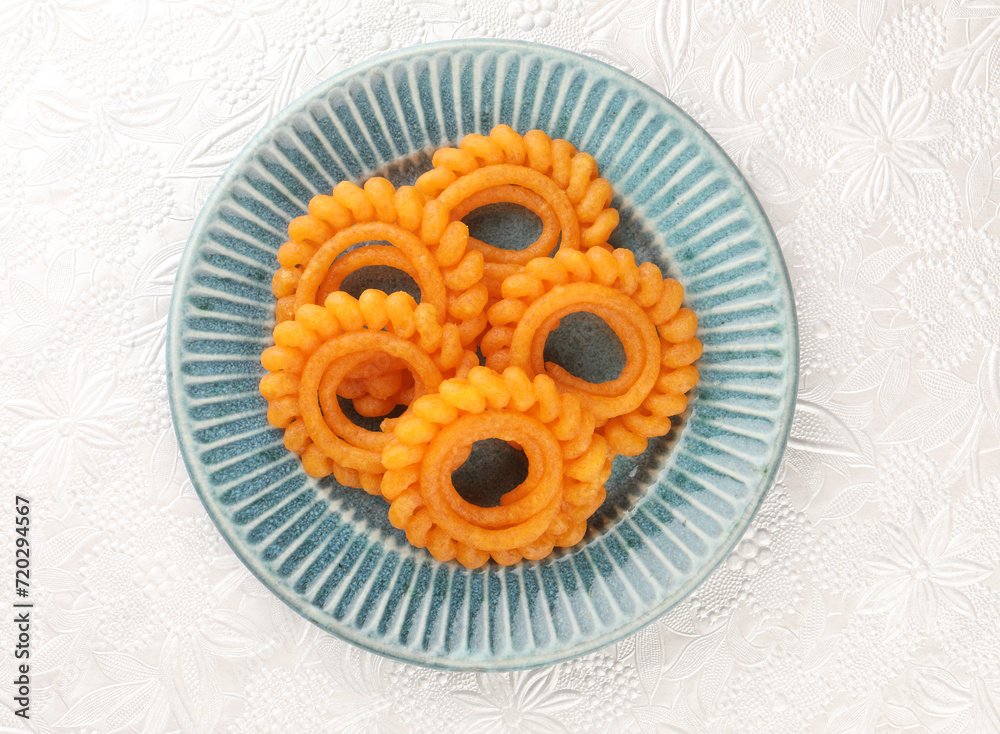 Indian Sweet Food Imarti Also Know as Amriti, Omriti, Jahangir, Jalebi ...