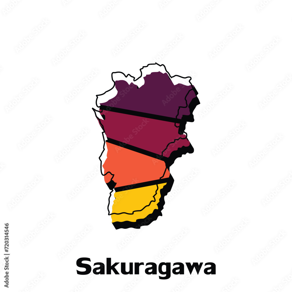 Map of Sakuragawa City - japan map and infographic of provinces ...