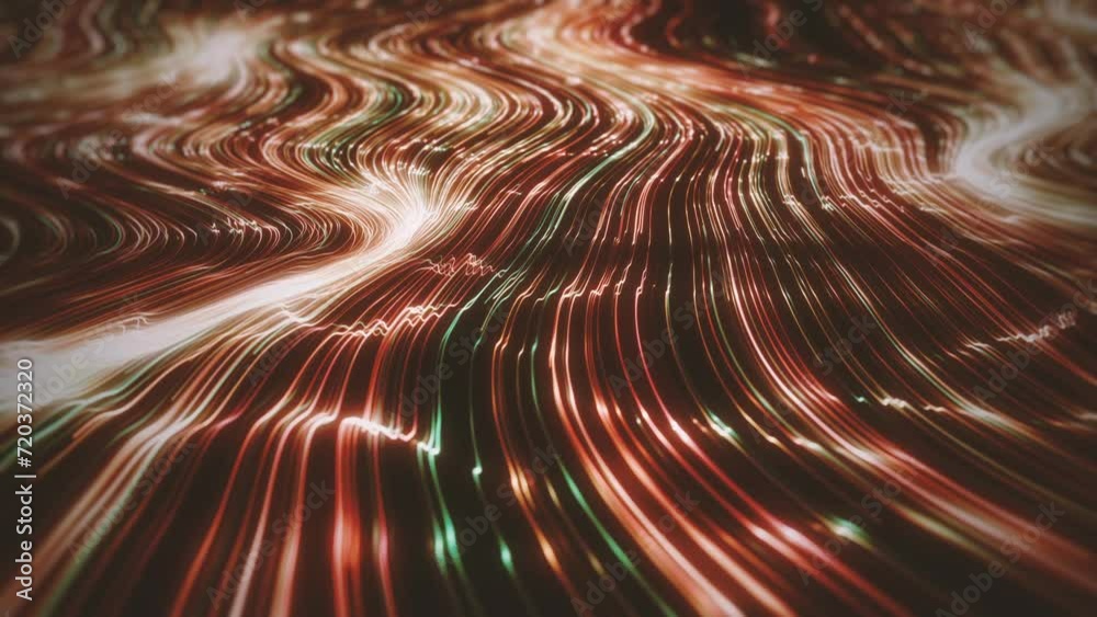 Abstract Streaming Lines Background/ 4k animation of an abstract ...