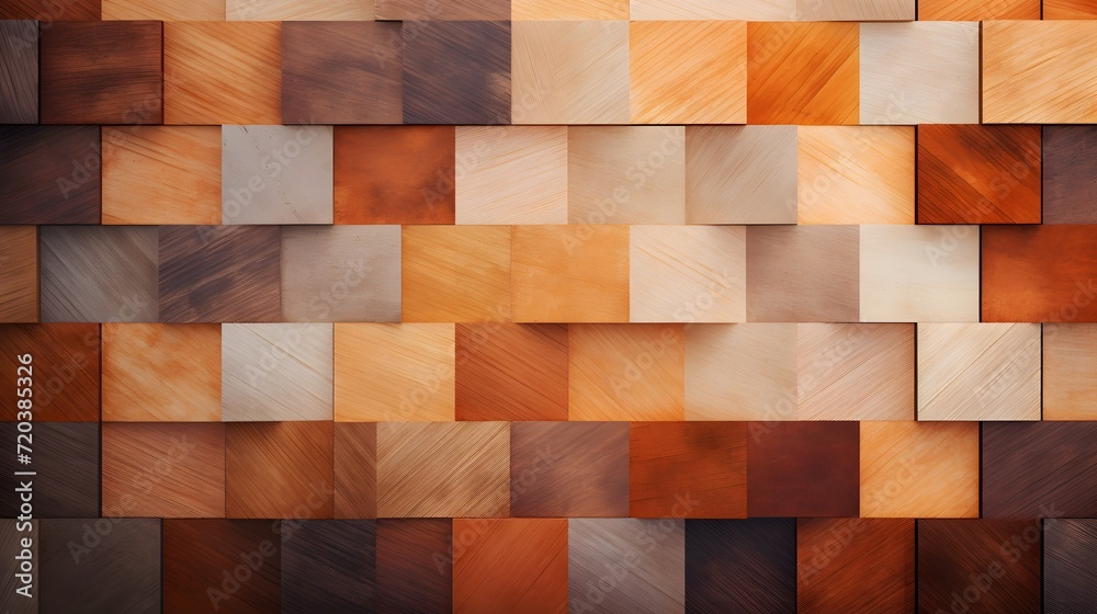 Geometric Shapes with Natural Wood Textures Background. Modern abstract ...