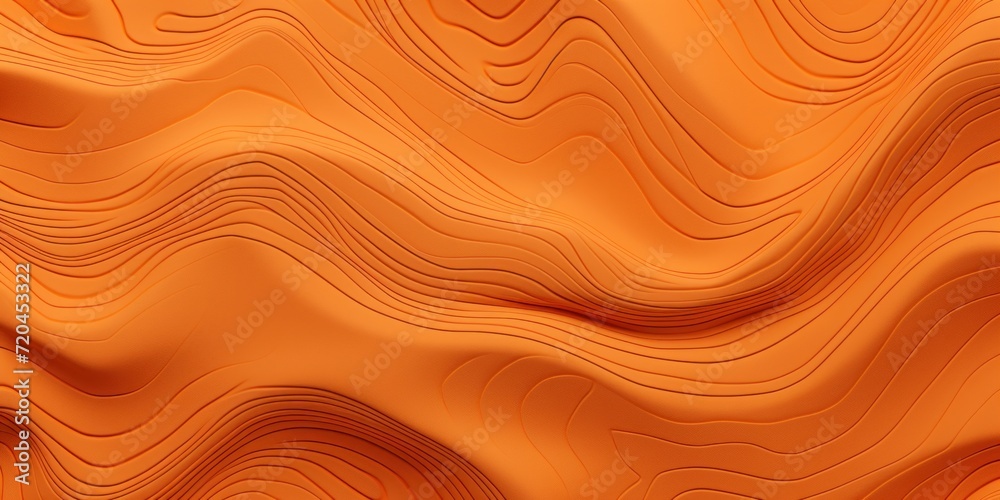 Terrain map orange contours trails, image grid geographic relief ...