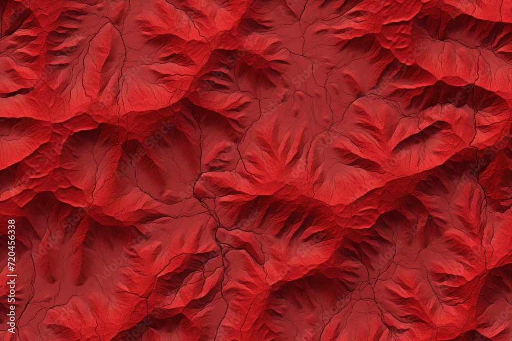 Terrain map ruby contours trails, image grid geographic relief ...