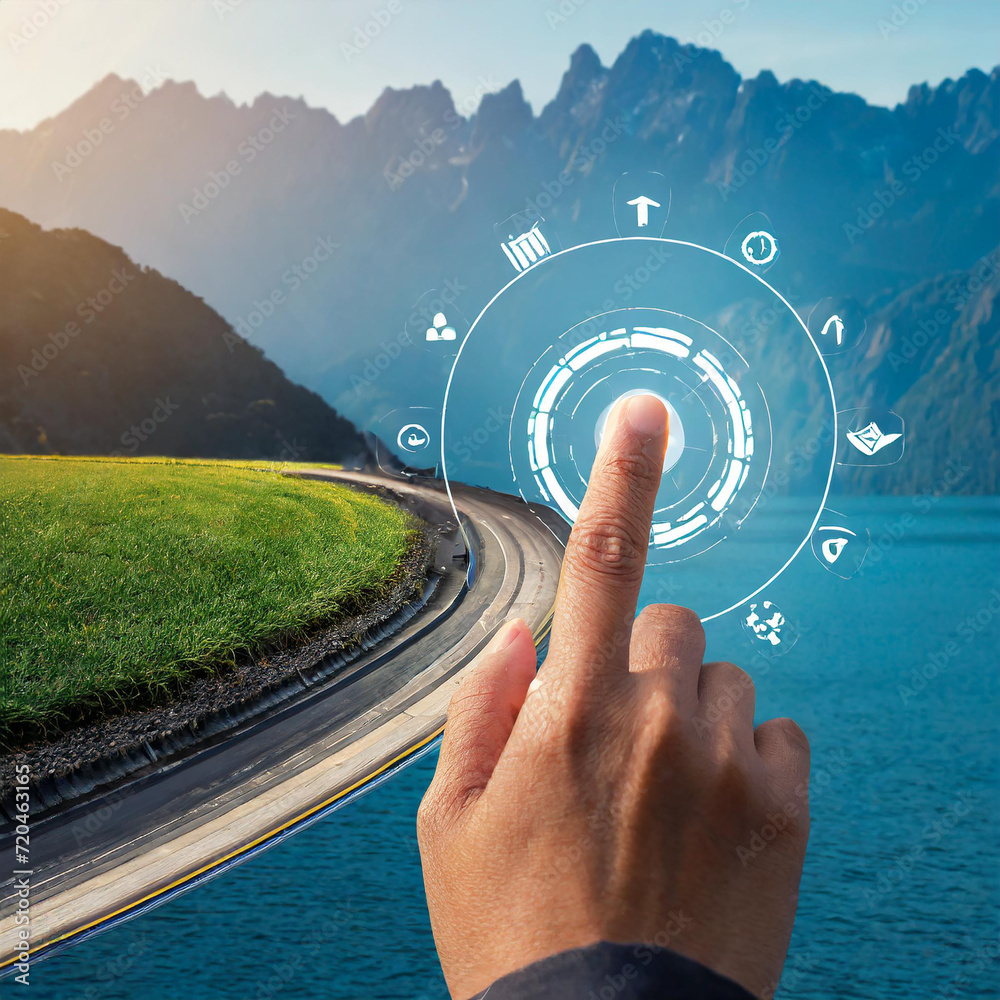 Change management concept for digital transformation or corporate ...