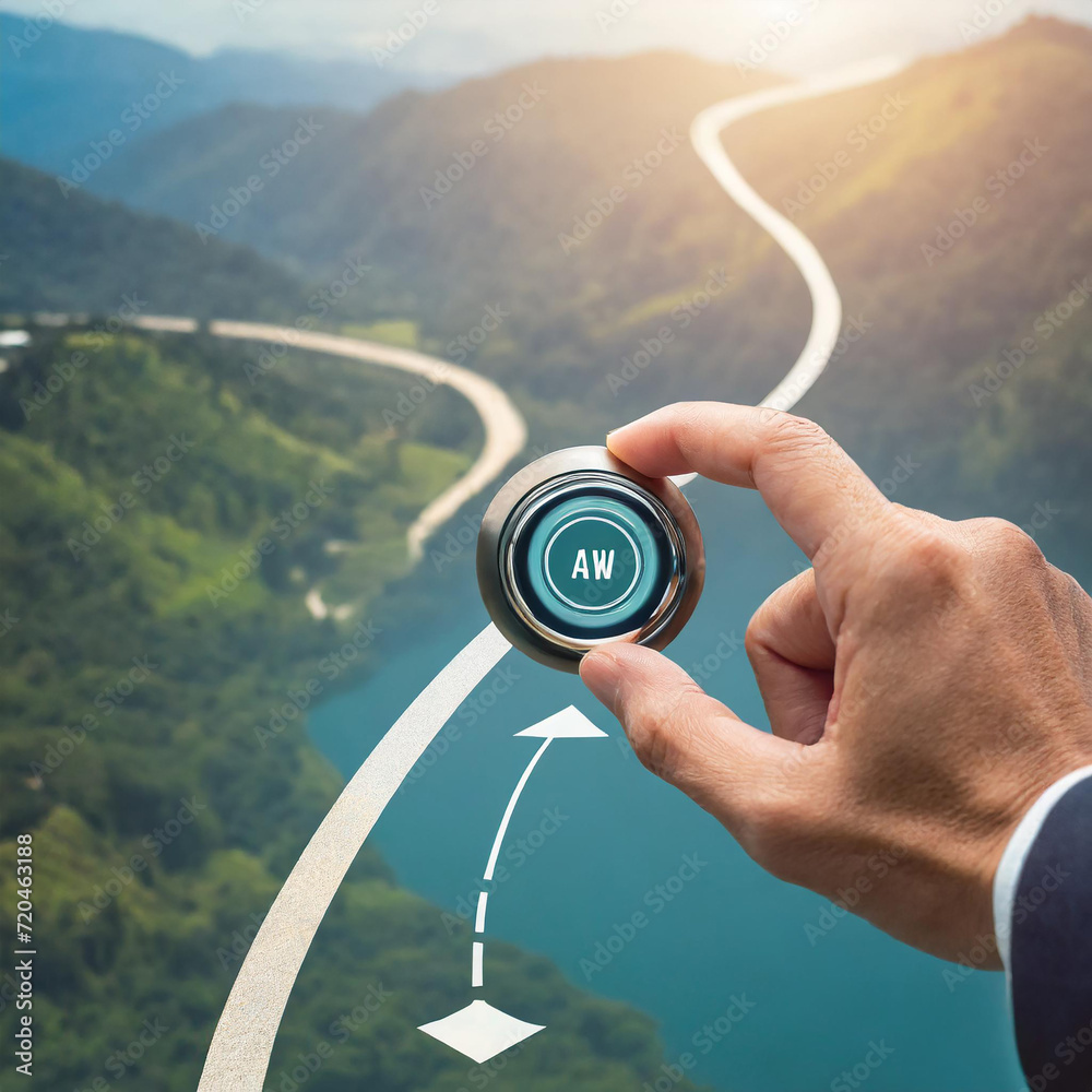 Change management concept for digital transformation or corporate ...