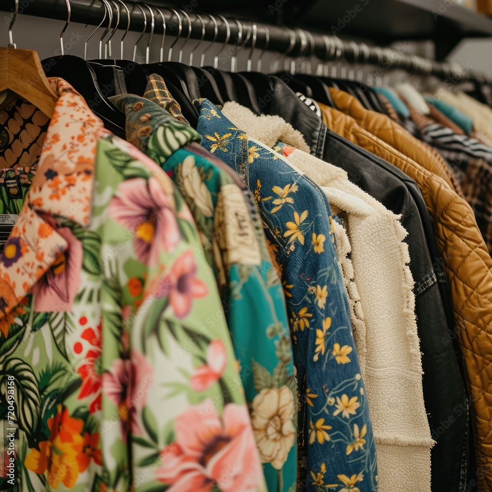 Vintage Fashion Finds collection of second-hand clothes showcasing 80s ...