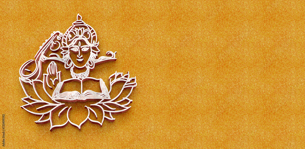 Devotees chant Saraswati mantras and prayers throughout the puja to ...