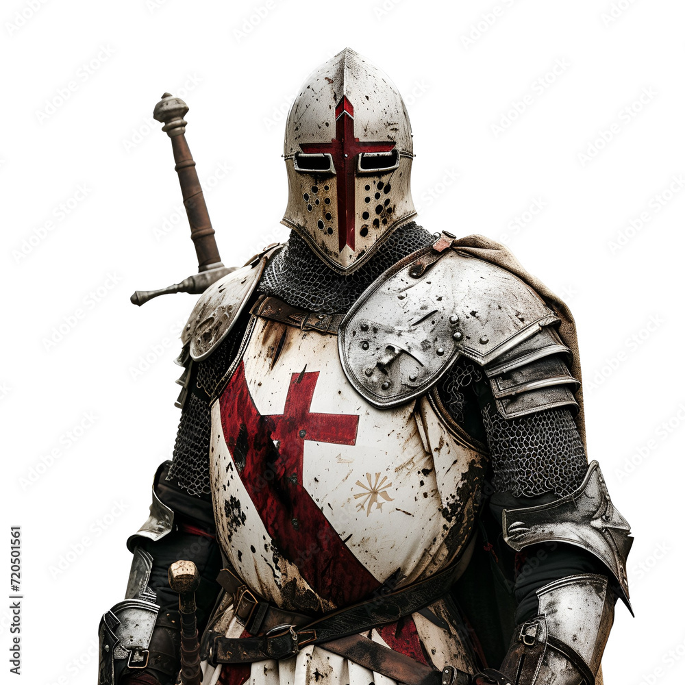Crusader HD: Medieval Times with a Templar Knight Wearing Armor and a ...