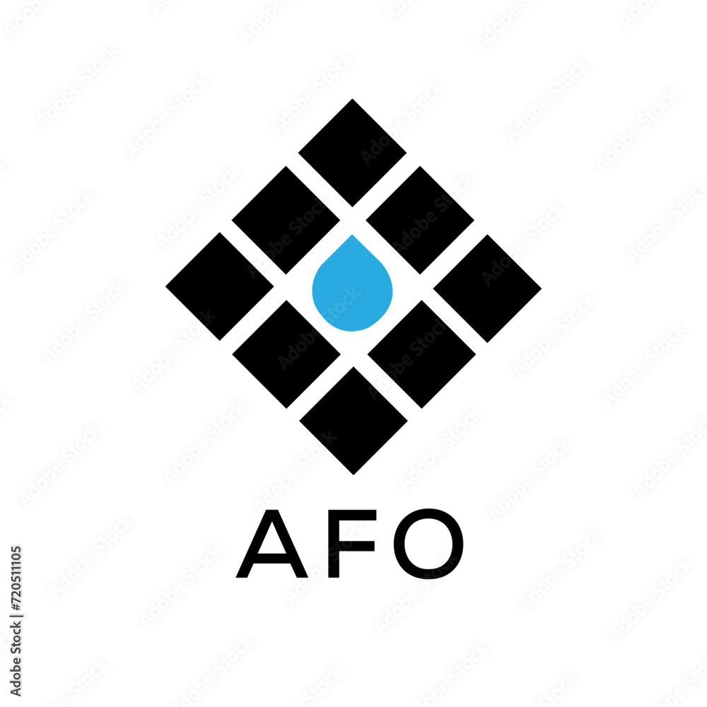 AFO Letter logo design template vector. AFO Business abstract ...